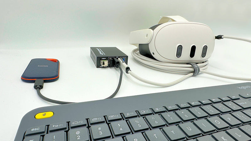 TA2 - USB 3 Fiber Accessory | add 4x USB-3 ultra speed links on same c