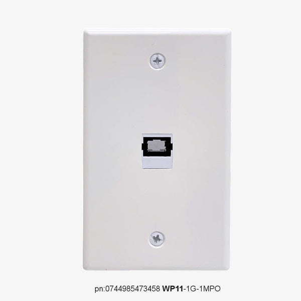 WP11 - optional Wall Plate for ULTRAVISION / PUREFIBER / LABFIBER Cabl