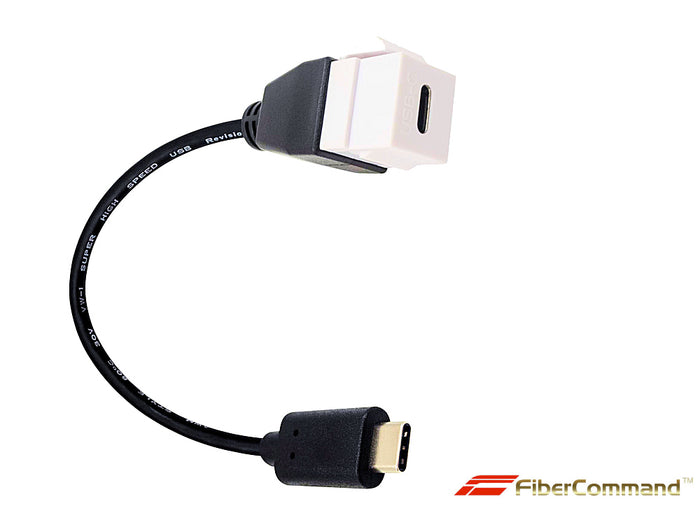KEYSTONE USB Type C Female To Male | Coupler Jack Insert
